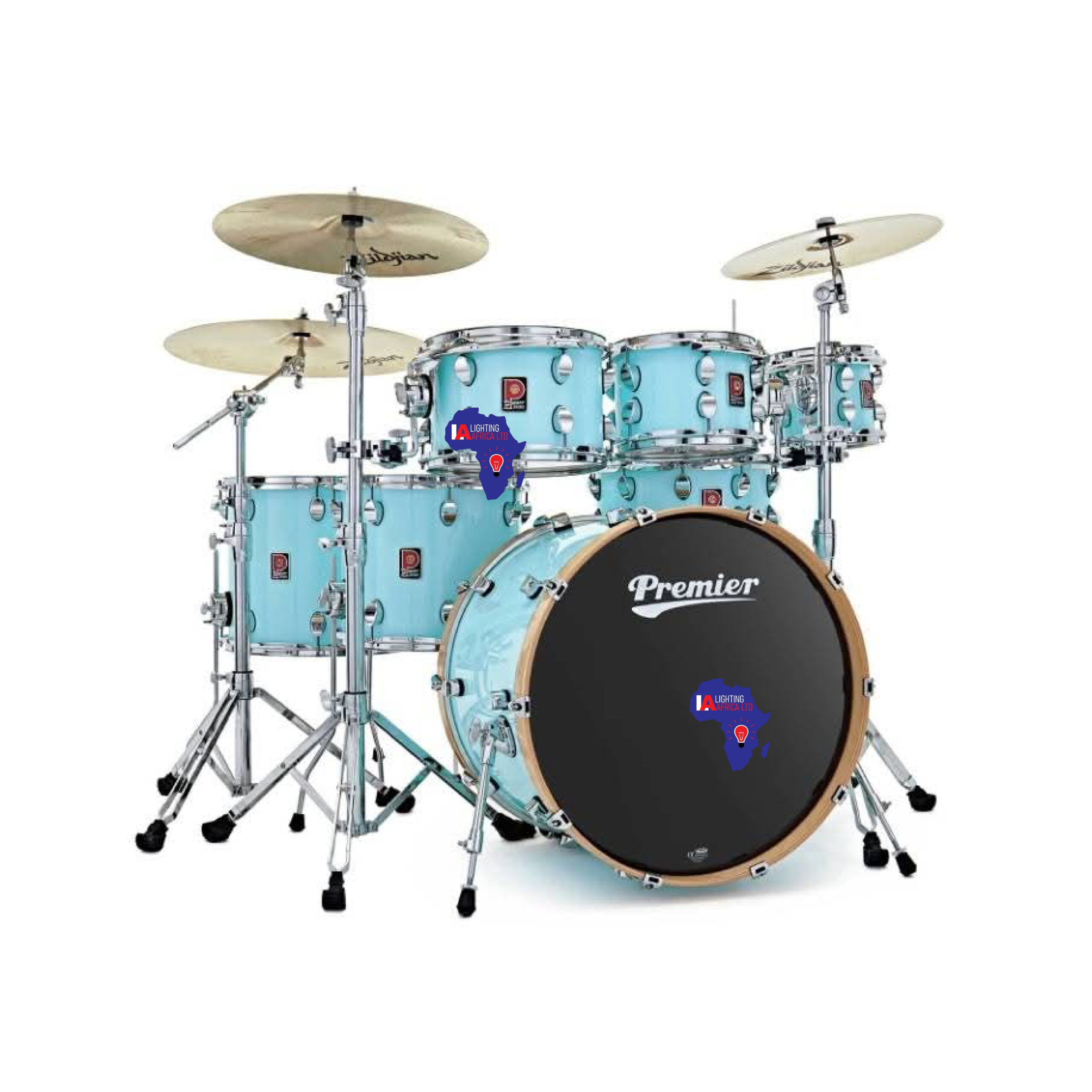 Premier 7 Piece Drum Set Complete - LightingAfrica Limited